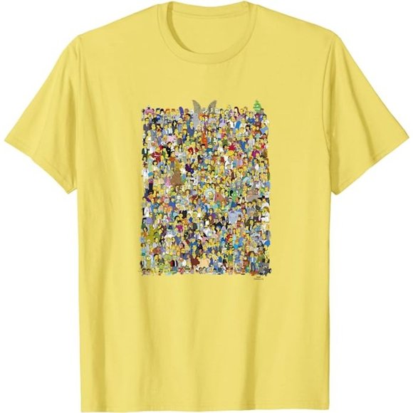Simpsons | Shirts | Mens The Simpson Tv Show All The Characters Graphic ...